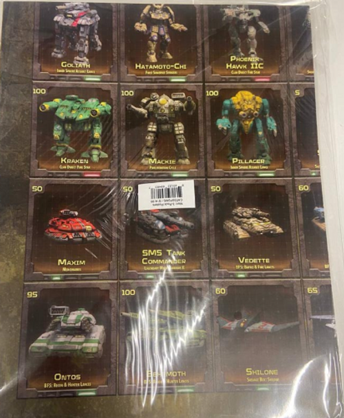 Battletech Mercenaries - Large Poster Set – Alpha Gaming